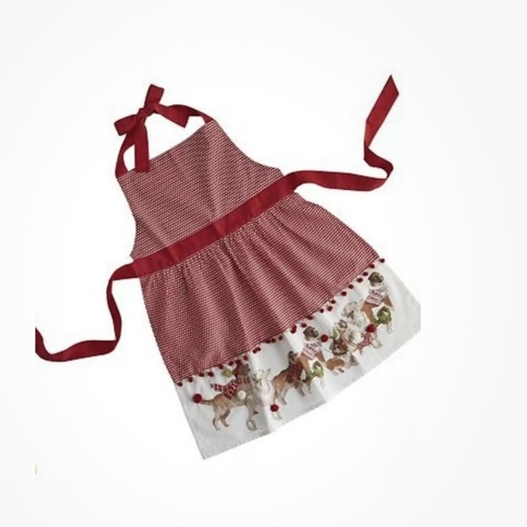 Pier 1 | Other | Pier One Nwt Park Ave Puppies Polka Dot Apron Os ...
